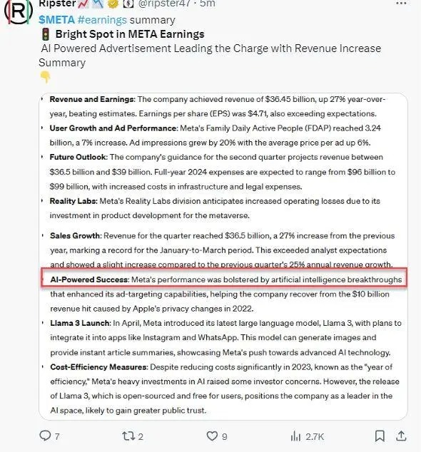 盘后一度跌超 18%！Meta Q1 收入增速三年最快但展望不佳，AI 支出大增吓崩市场 - 美国基金之星 - 美盈证券